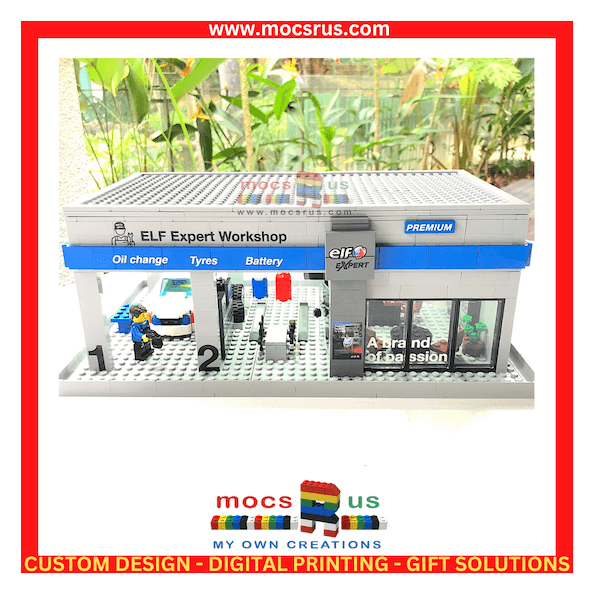 Service garage set for Total ELF Expert – mocsRus