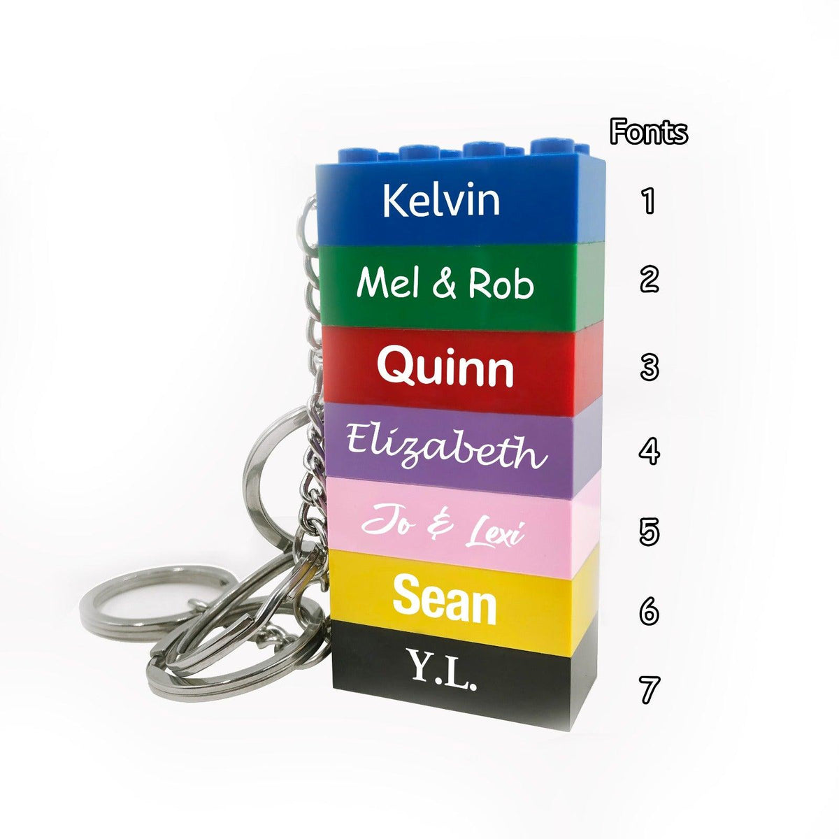 Custom Lego Brick Keychains | mocsRus