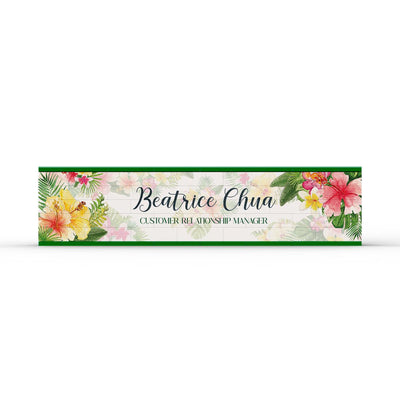 Brick Names (Tropical flowers) - Custom Name Plate – mocsRus